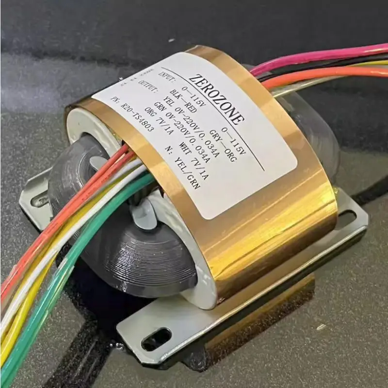 R-20 30VA R type transformer With copper foil shield R-Core 30W 220Vx2 ...