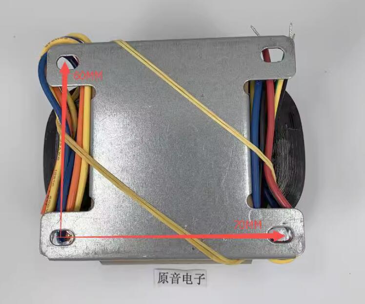 50W R type Oxygen free copper Power Transformer 50VA dual 30V dual 15V ...