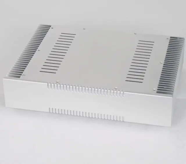 WA163 Full Aluminum Enclosure Both Sides Heatsink / Power Amplifier Chassis DIY New Class A ...