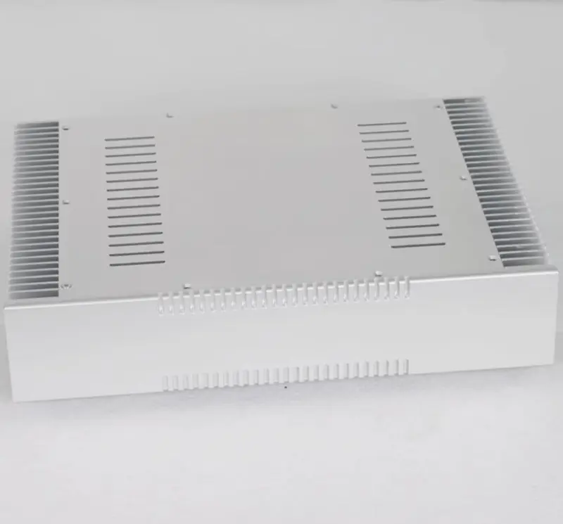 WA163 Full Aluminum Enclosure Both Sides Heatsink / Power Amplifier Chassis DIY New Class A ...
