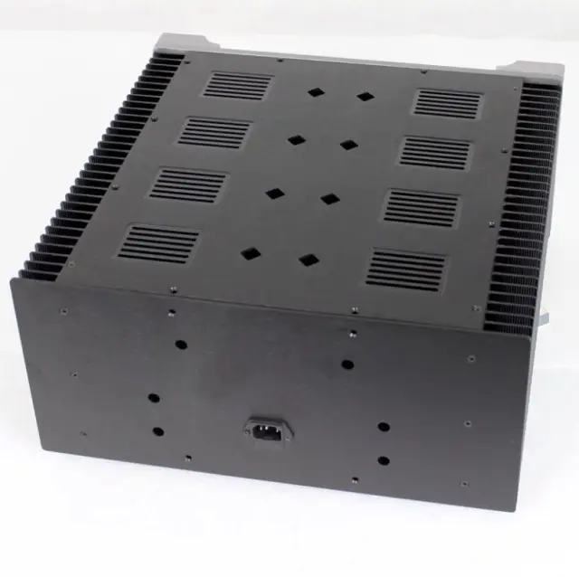 CJ162 Full Aluminum Enclosure Both Sides Heatsink / Power Amplifier Chassis DIY New Class A ...