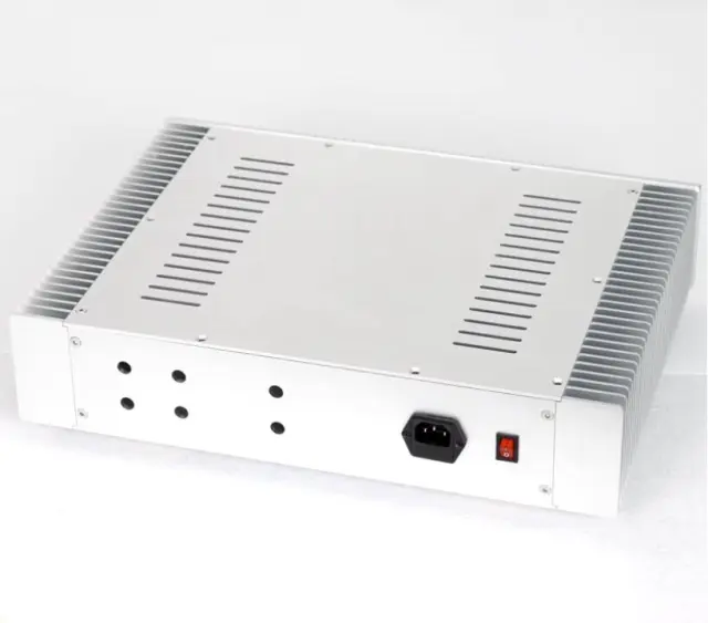 WA163 Full Aluminum Enclosure Both Sides Heatsink / Power Amplifier Chassis DIY New Class A ...
