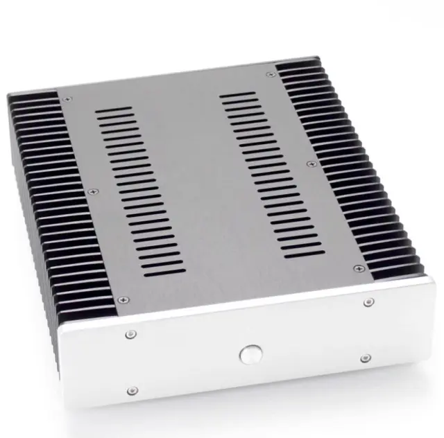 CJ-159 Full Aluminum Enclosure Both Sides Heatsink / Power Amplifier Chassis DIY New Class A ...