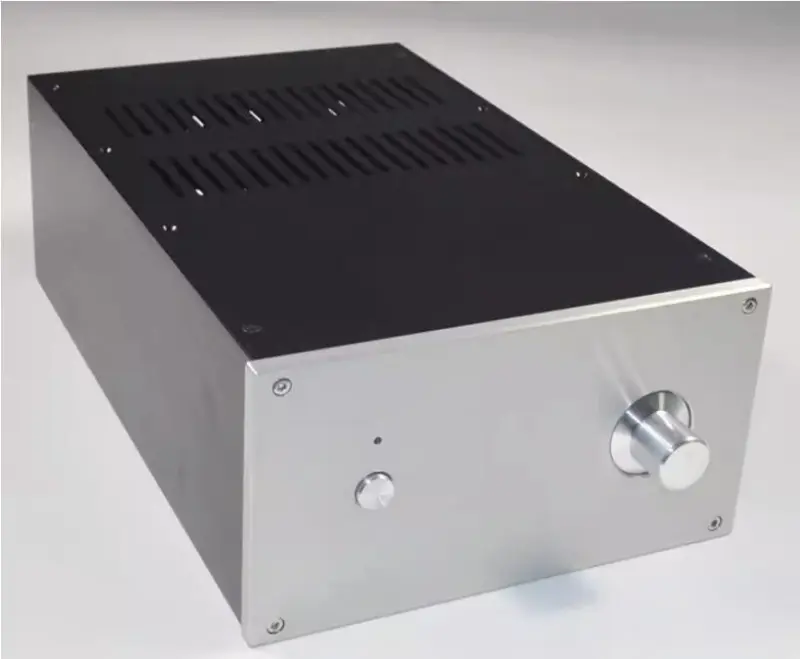 WA141 DIY full Aluminum preamplifier Enclosure PSU Case Power Amplifier Chassis 225*120*351mm