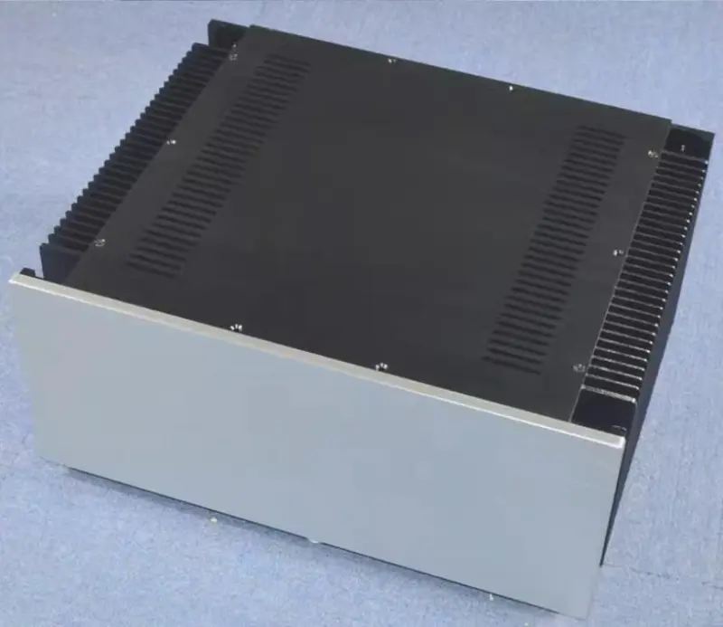 WA142 Full aluminum chassis power amplifier chassis class A enclosure PSU box side heatsink