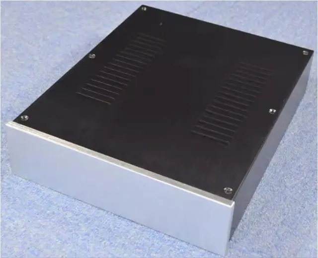 WA137 Full Aluminum Power Amplifier Chassis DAC Case Preamp Box PSU Enclosure 320*62*248MM
