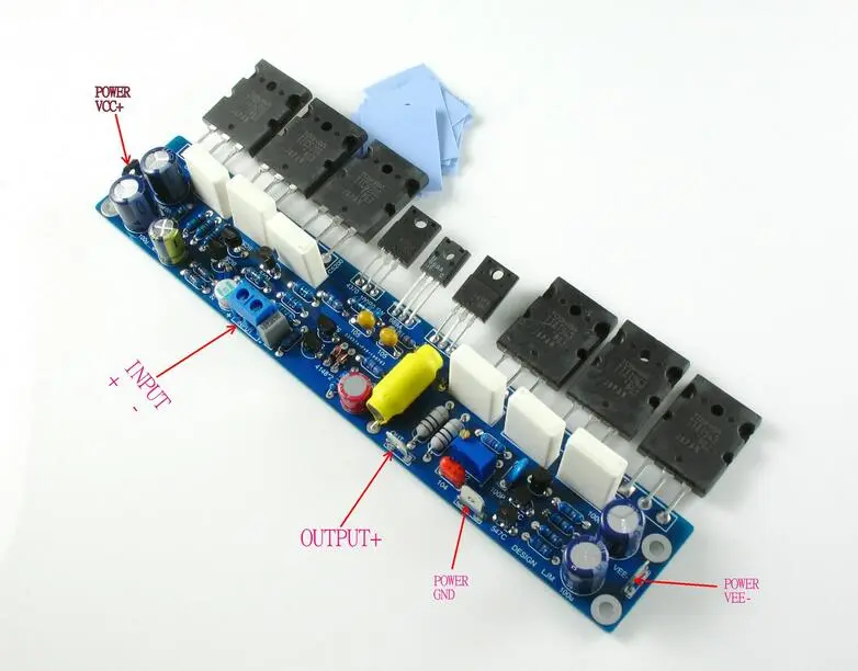 L10 dual Channel (2pcs) 50W*2 stereo hifi DIY Amplifier Board/amplifier kit