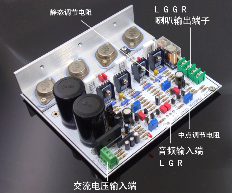 Reference UK Naim NAP200 circuit hifi dual channel amplifier board with ...
