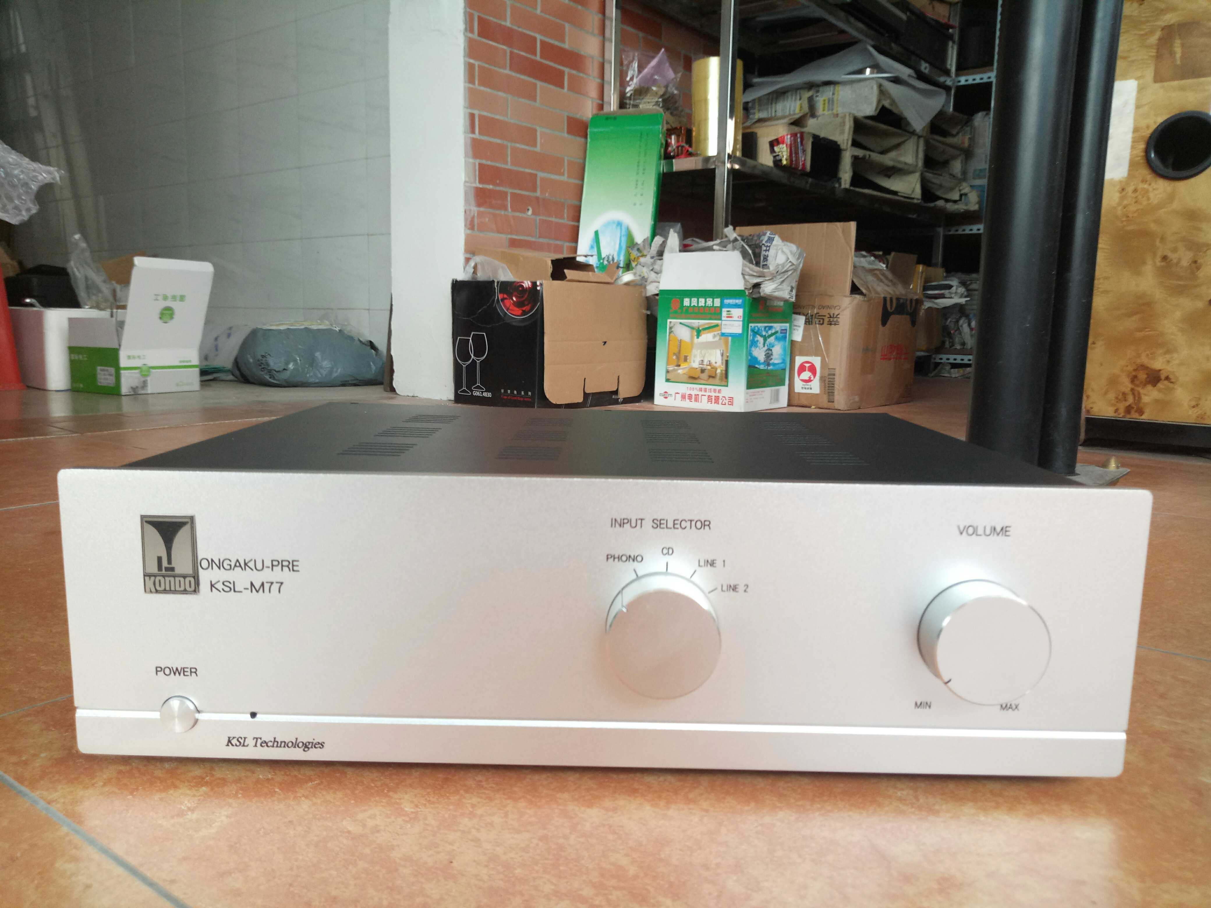 M77 preamplifier Cabinet tube amp DIY aluminum panel Iron body chassis ...