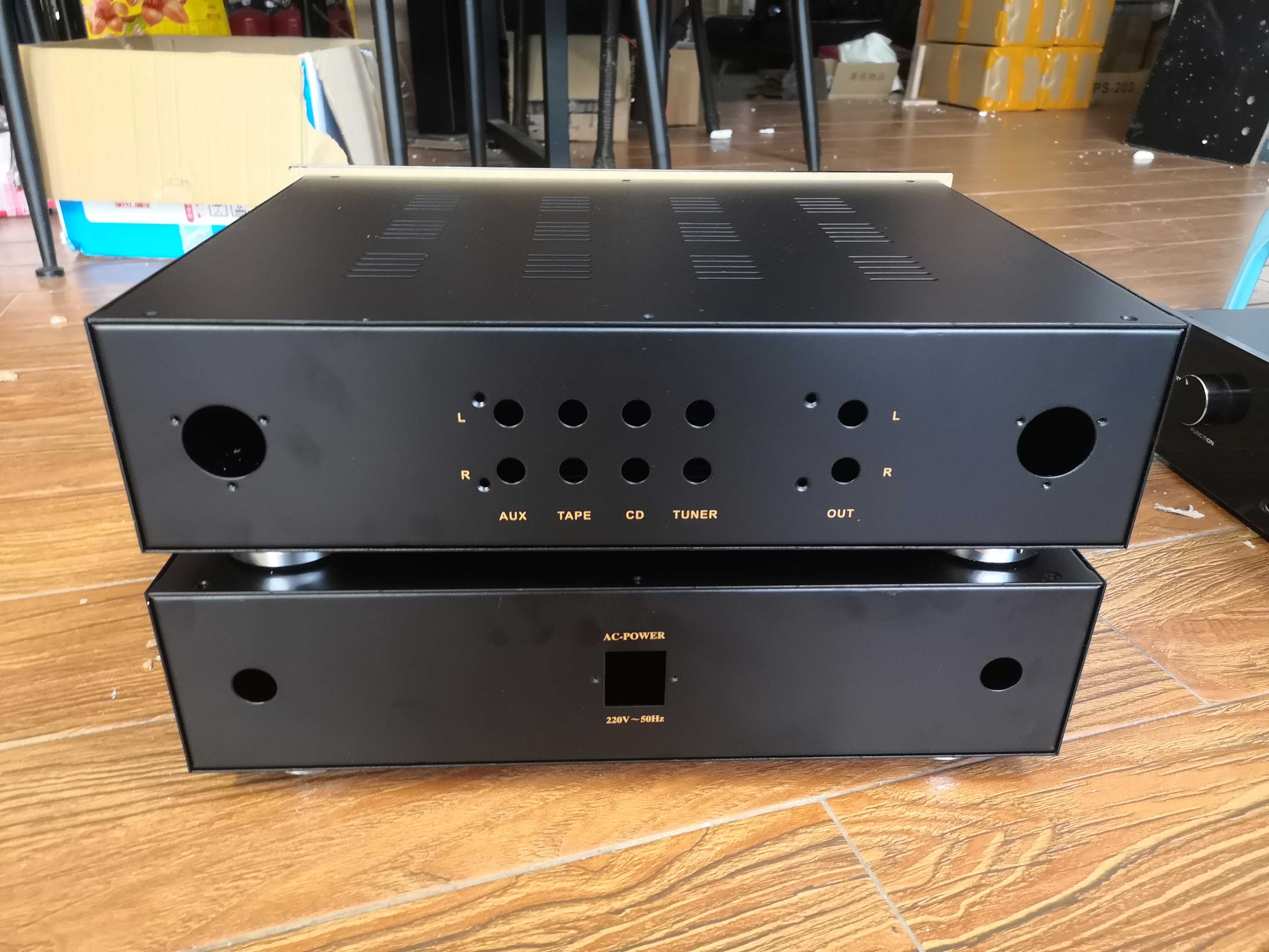 1 Set Mfa preamplifier split chassis 10mm thick acrylic panel power ...