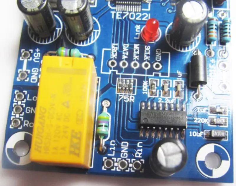 TE7022L+ES9023 USB decode DAC board with coaxial SPDIF and I2S output