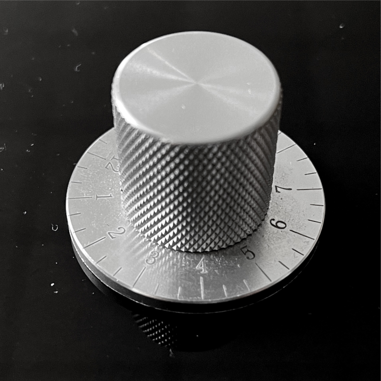 1PC Diameter 38MM Height 25MM All Aluminum Audio Amplifier Knob HiFi Preamplifier Volume Control ...