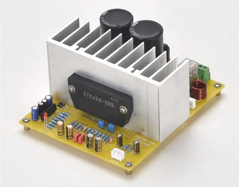 Finished STK High Power STK496-090 HIFI stereo 2X100W Low Distortion ...