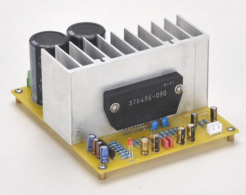 Finished STK High Power STK496-090 HIFI stereo 2X100W Low Distortion ...