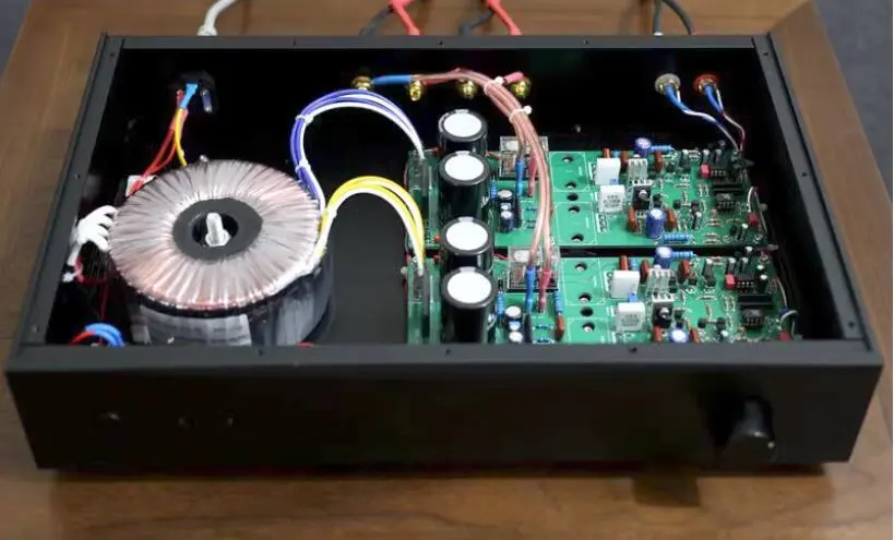 SUGDEN SF200 circuit 100W+100W Stereo Hi-End Audio Power Amplifier with ...