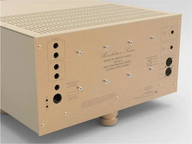 Reference FM Acoustics FM1811 Golden All-Aluminum Power Amplifier ...