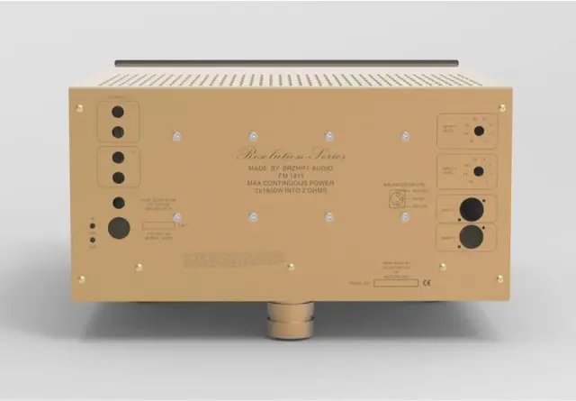 Reference FM Acoustics FM1811 Golden All-Aluminum Power Amplifier ...