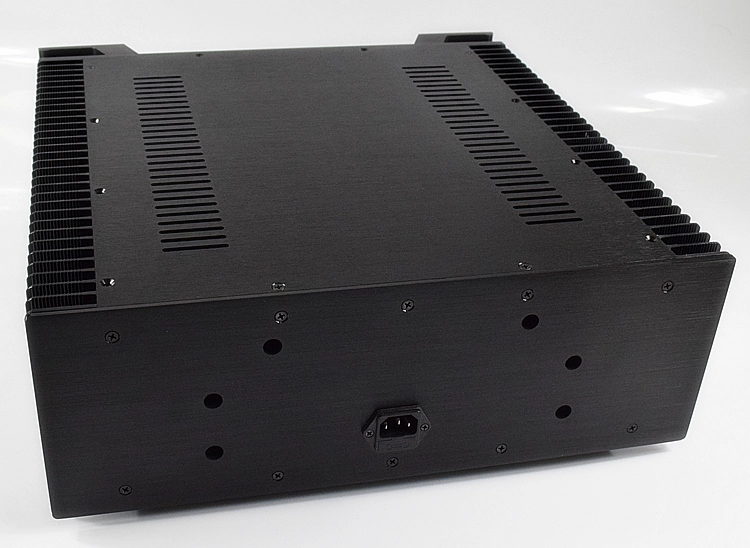 WA129 Aluminum Power Amplifier Chassis Class A AMP Case DIY Luxury Shell Housing with heatsink