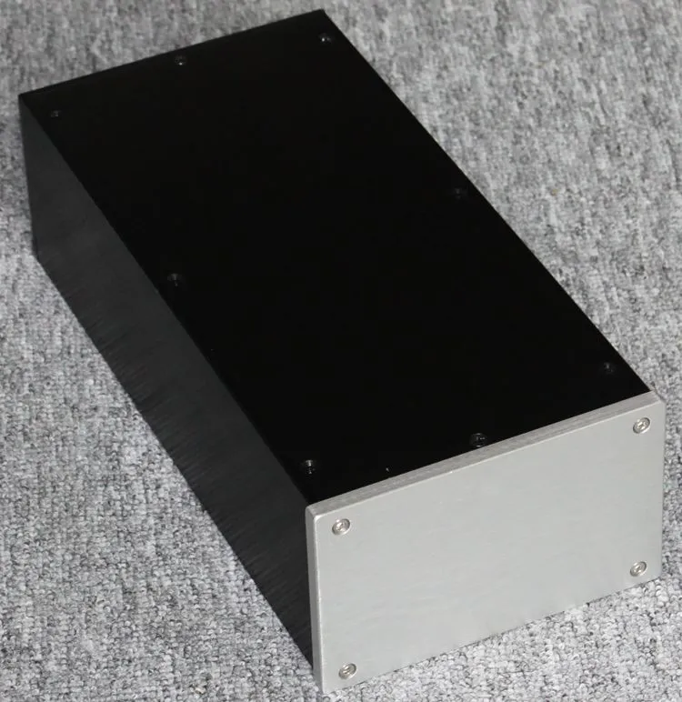 WA132 Blank DIY Aluminum Power Amplifier Chassis Hifi Preamp Case PSU Box
