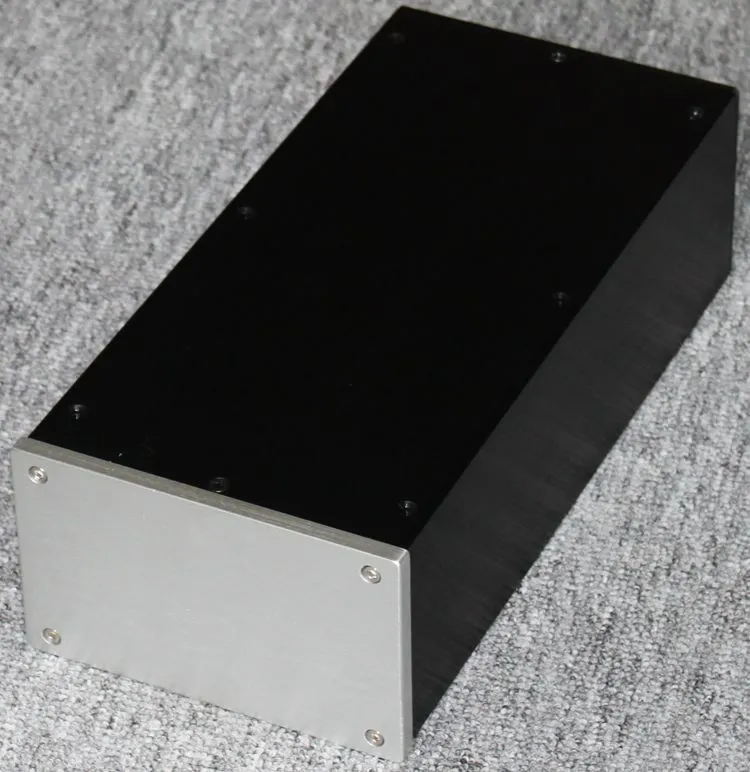 WA132 Blank DIY Aluminum Power Amplifier Chassis Hifi Preamp Case PSU Box