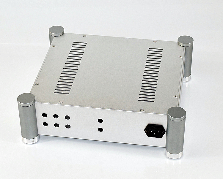 WA127 Silver Full aluminum Amplifier Chassis HIFI diy Preamp Case tube ...