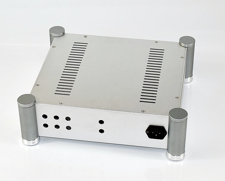 WA127 Silver Full aluminum Amplifier Chassis HIFI diy Preamp Case tube amp box
