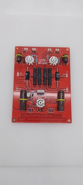 LS32 Tube Finished Preamplifier Board 6H30 Tube Amplification(No Tubes)