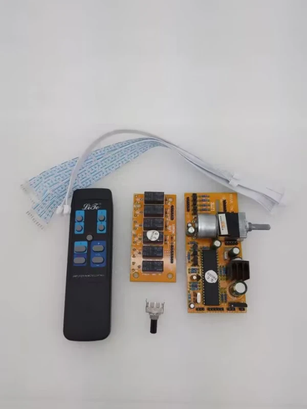 MV04 Four channel Remote Control Volume Kit Signal selection and VR effect (supporting balanced ...