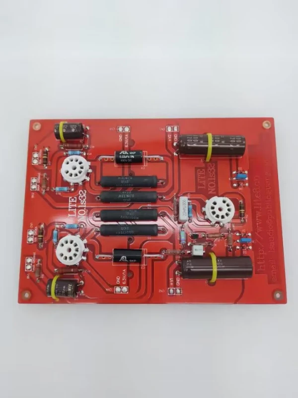 LS32 Tube Finished Preamplifier Board 6H30 Tube Amplification(No Tubes)