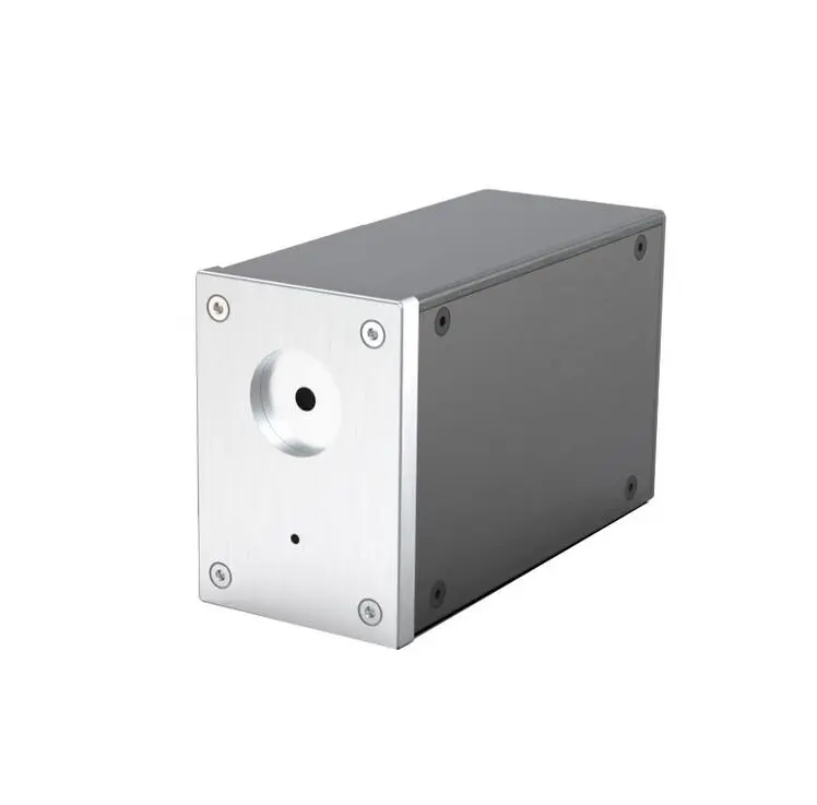 DIY A0609 NEW Silver/black Full Aluminum Chassis Amplifier Enclosure ...