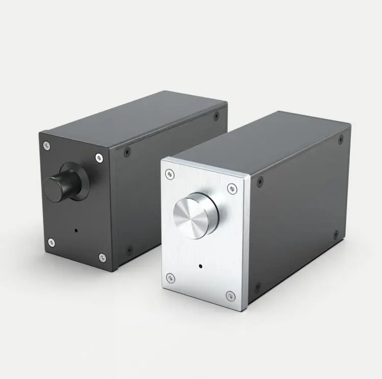 DIY A0609 NEW Silver/black Full Aluminum Chassis Amplifier Enclosure ...