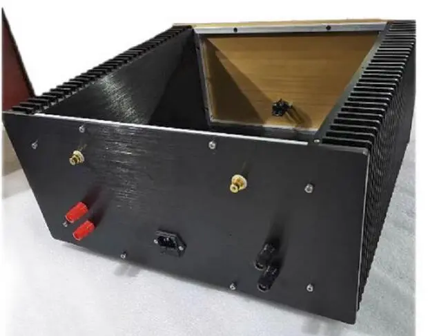 Full aluminum chassis Class A Power amplifier case hifi DIY enclosure with heatsink