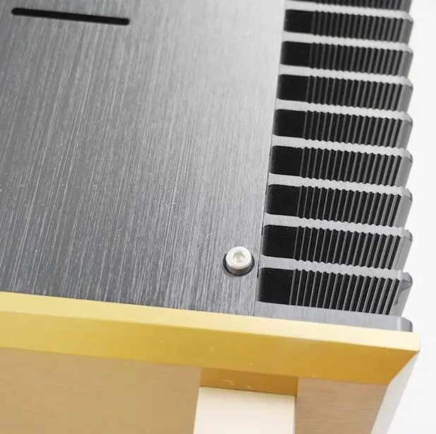 Full aluminum chassis Class A Power amplifier case hifi DIY enclosure with heatsink