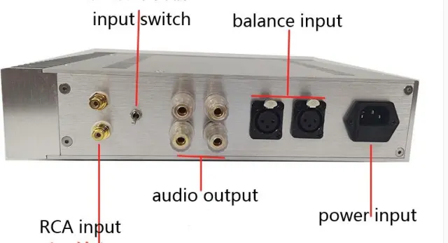Dual parallel TDA7293 95W+95W HIFI Merge amplifier with balance input ...