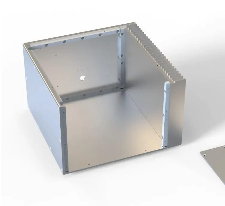 Aluminum Power Amplifier Chassis DIY HiFi Audio class A Amp Case TELOS ...