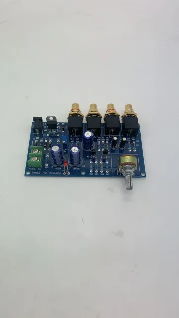 Finished PASS H2 hifi Field effect transistor preamplifier board