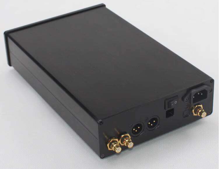 Full Aluminum ES9018 DAC Enclosure Amplifier Case Chassis/ Audio Decoder BOX black
