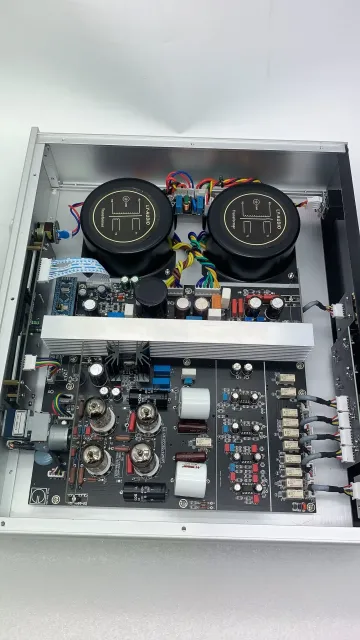 T2500 Fully Balanced HIFI E88CC * 2+ECC82 * 2 tube preamplifier with ...