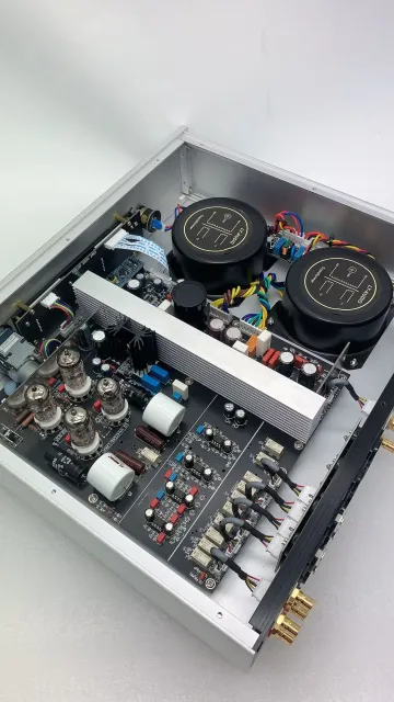 T2500 Fully Balanced HIFI E88CC * 2+ECC82 * 2 tube preamplifier with ...