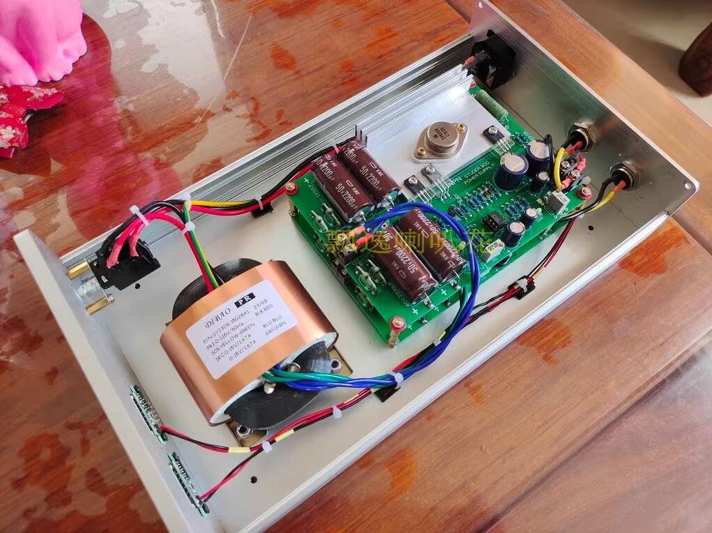 An ultra low noise dual way linear regulated power supply designed with ...
