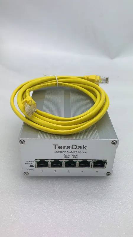 TeraDak Netgear GS105E 5-port 1000M Gigabit network management switch ...