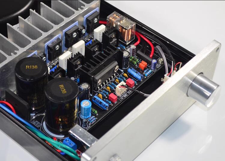 IRF240 Field-effect transistor HiFi 100W+100W stereo desktop amplifier