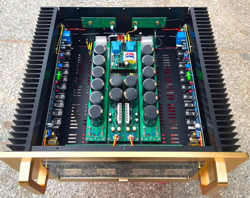 Krell KSA100-MKII circuit Field effect transistor Class A 80W+80W stereo hifi audio power amplifier