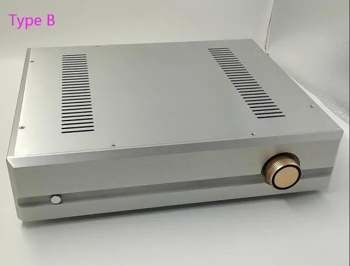 4392 All-Aluminum Audio Amplifier Chassis DIY Preamp Case DAC Decoder Box Shell