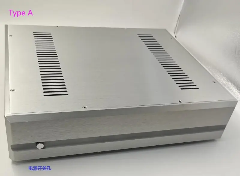 4392 All-Aluminum Audio Amplifier Chassis DIY Preamp Case DAC Decoder Box Shell