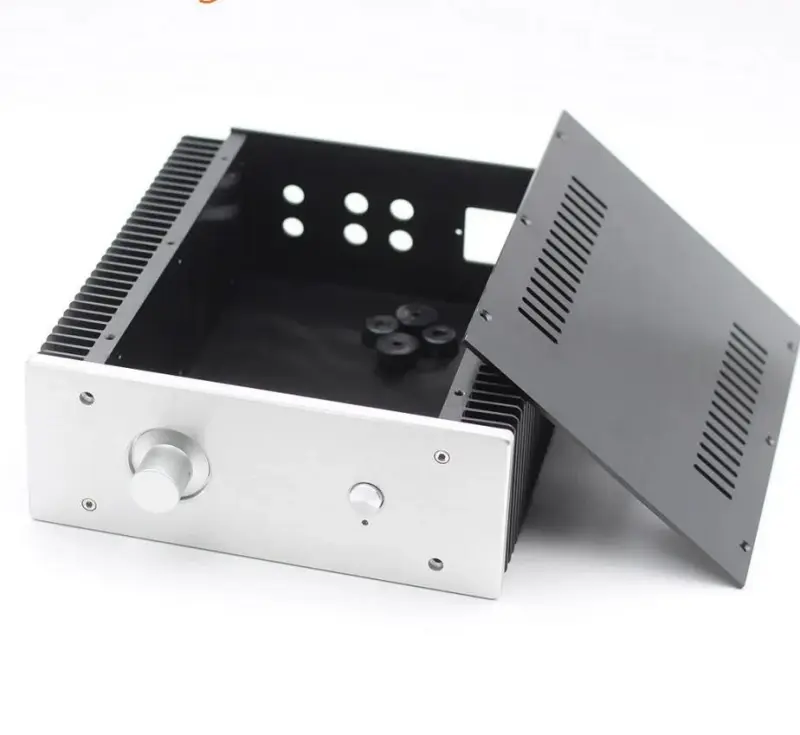 WA5 All Aluminum Amplifier Chassis Class A Power Amp Case DIY Audio Box Preamp Enclosure with ...