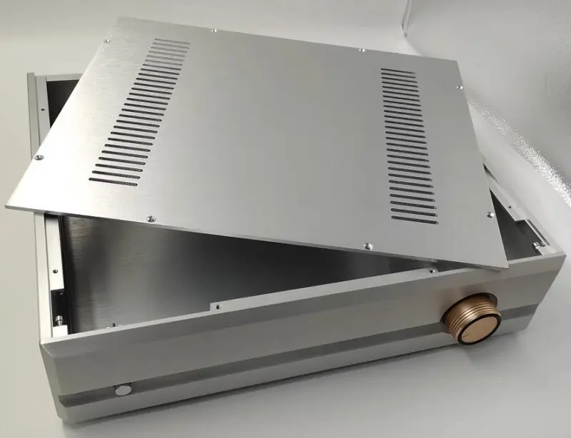 4392 All-Aluminum Audio Amplifier Chassis DIY Preamp Case DAC Decoder Box Shell
