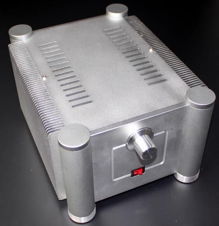 WA25 All-Aluminum Rounded Audio Amplifier Chassis Preamp Case HiFi DIY Box