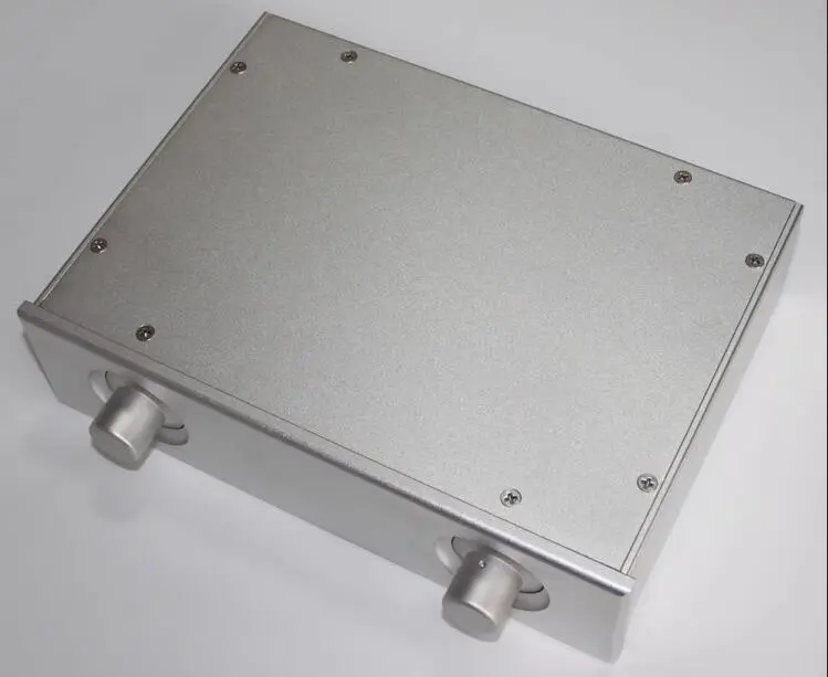 WA29 silver Full Aluminum Enclosure Preamp Chassis Power Amplifie Case / DIY Box