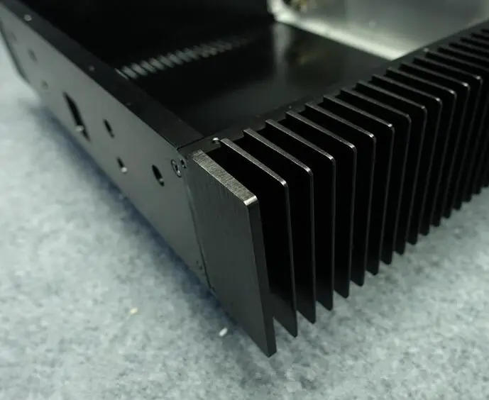 4309H all Aluminum Chassis Class A Power Amplifier Deluxe Case DIY Box with heatsink